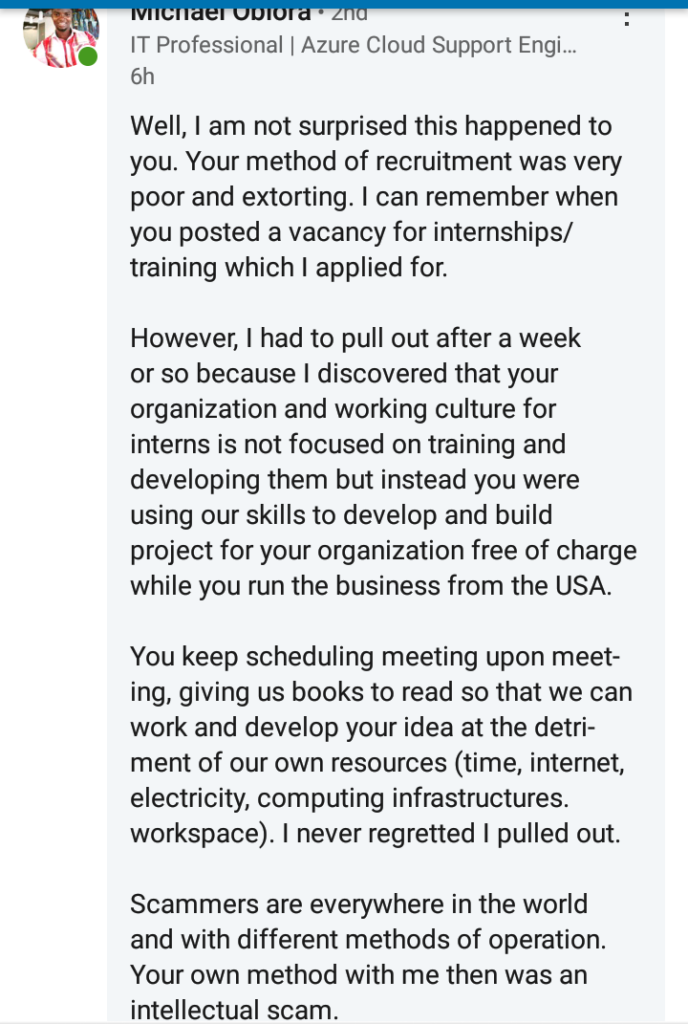 Jenna Bourgeois’ Claim About Nigeria, a Lesson to Investors - Damilola ...